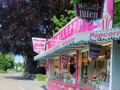 Süßwarenstand Stalls Lollipop 12 Meter Front