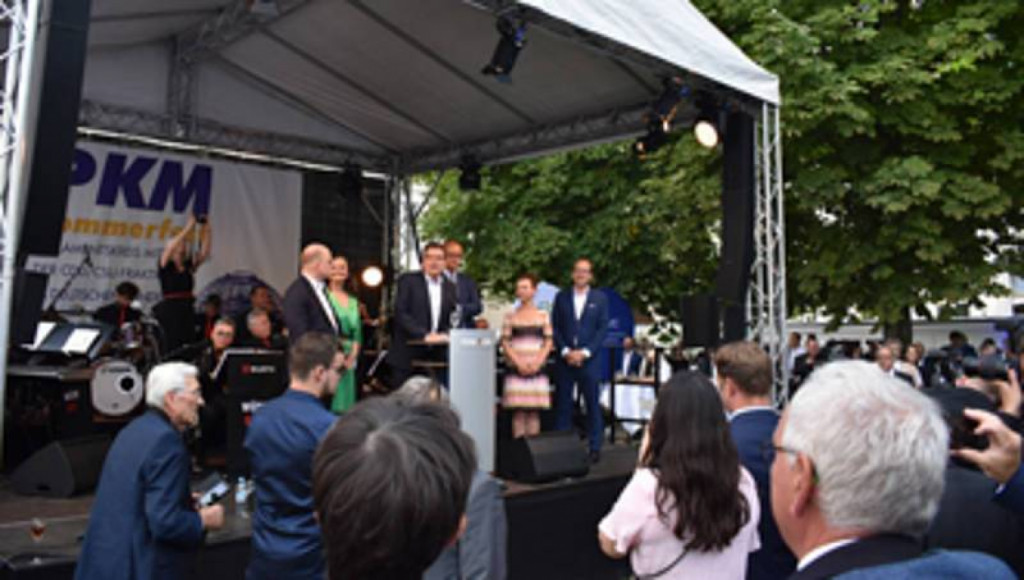 DSB-Kirmesstand beim Sommerfest des Parlamentskreises Mittelstand der ...