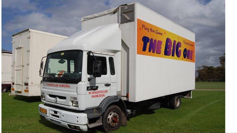 Big One greifer im container mit lkw!