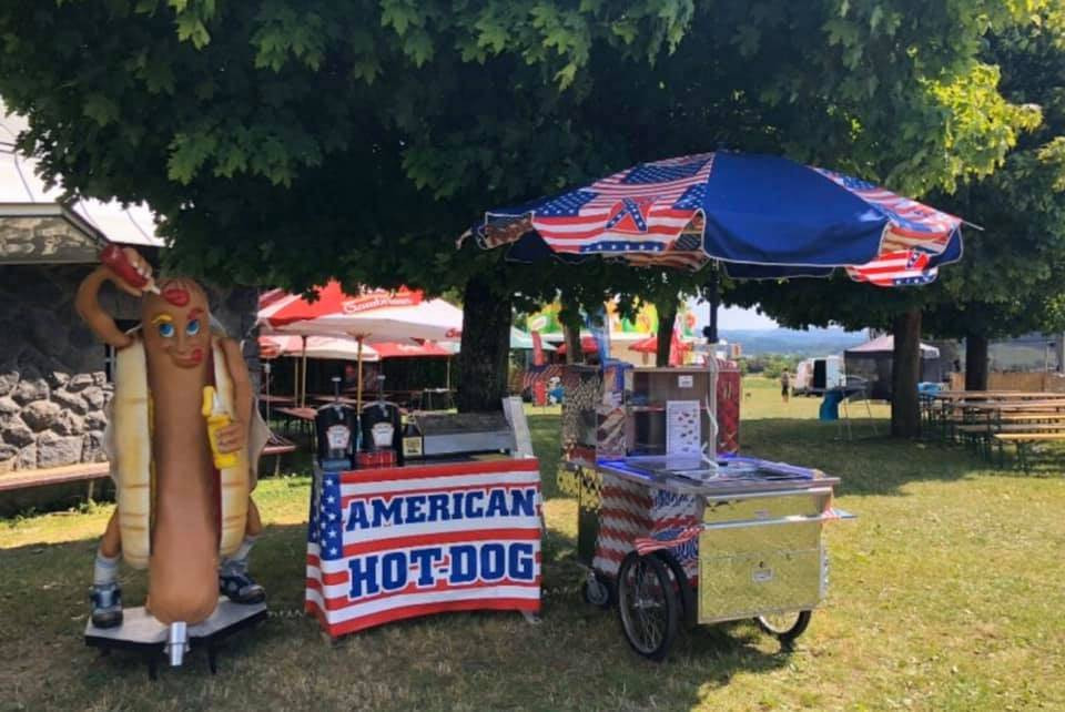 American Hot Dog Cart