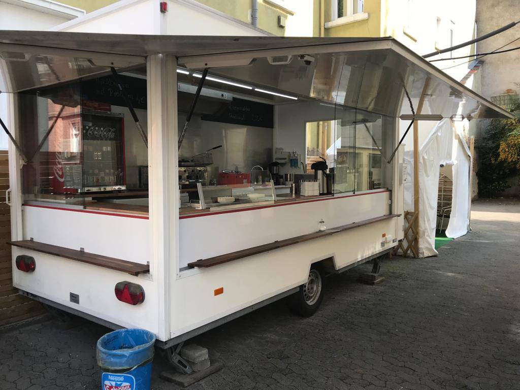 Imbiss-Anhänger-Wurstbude- Food-Truck-Zelt-Garage (Angebot)