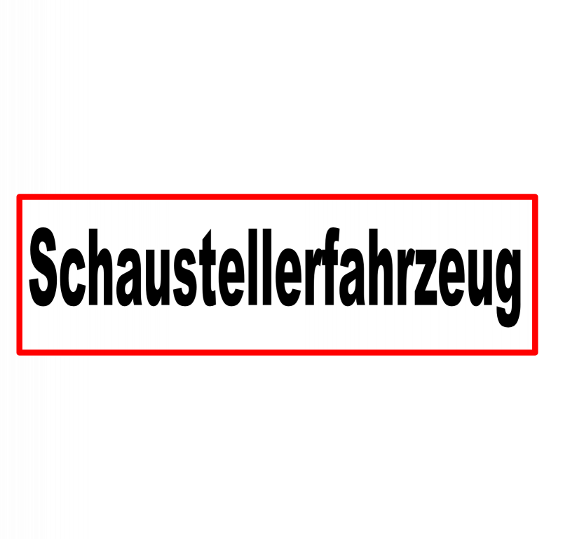 Schausteller Schriftzug Aufkleber Schaustellerfahrzeug Wetterfest UV ...