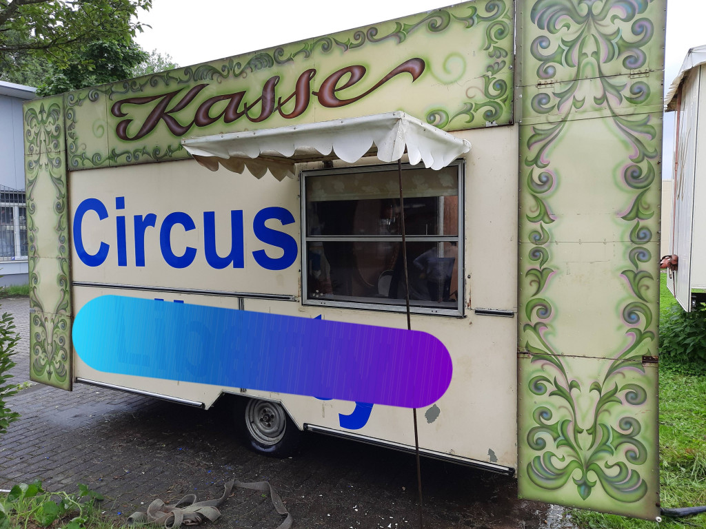 Circus Schausteller Kassen wagen
