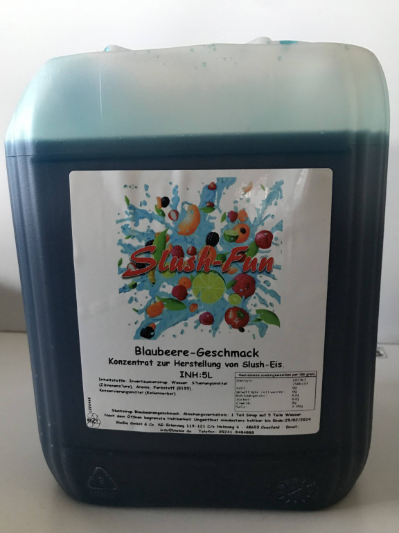 Slush Sirup 5 Liter Kanister „Slush-Fun“