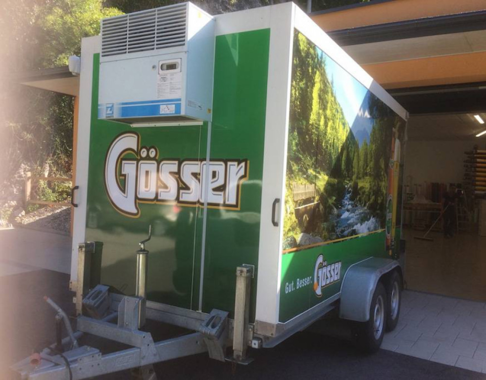 Kühlwagen mit Zapfanlage, Ausschank, Bierwagen