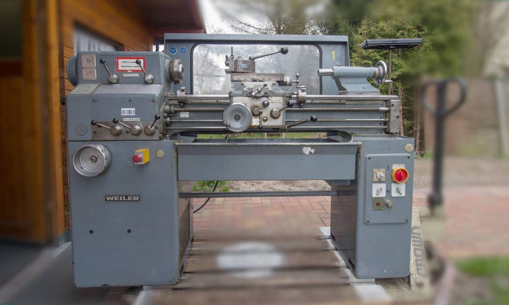 Weiler Drehmaschine Drehbank Praktikant mit div. Zubehör