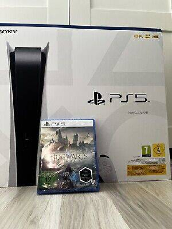 Sony PS5 Blu-Ray/ Disc Edition Spielekonsole + Hogwarts Legacy Bundle