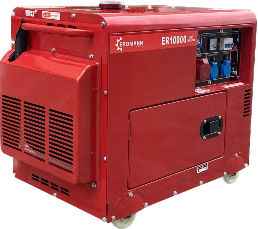 Diesel Generator 4800 W 7,5 PS Stromgenerator Diesel Notstromaggregat Strom Neu