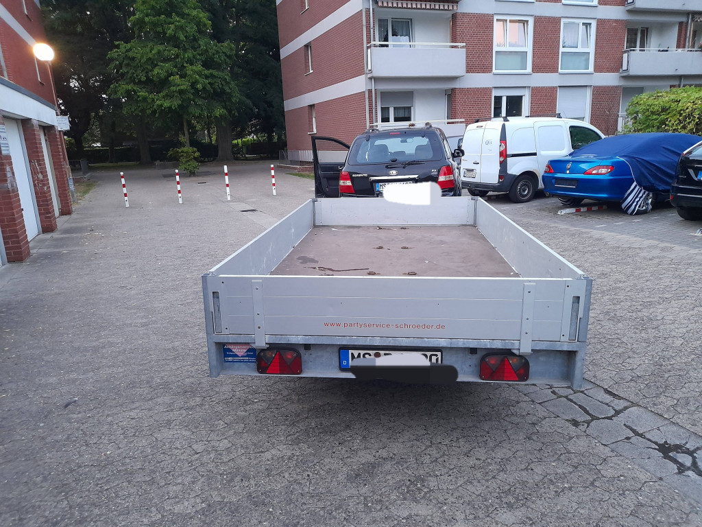 Anhänger offener kasten