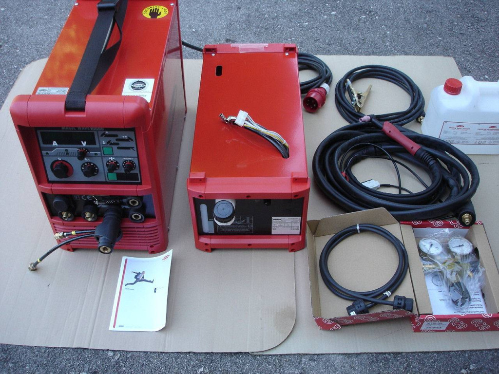 WIG Schweißgerät FRONIUS Magic Wave 3000, 8-Meter-Brenner, ACDC ...