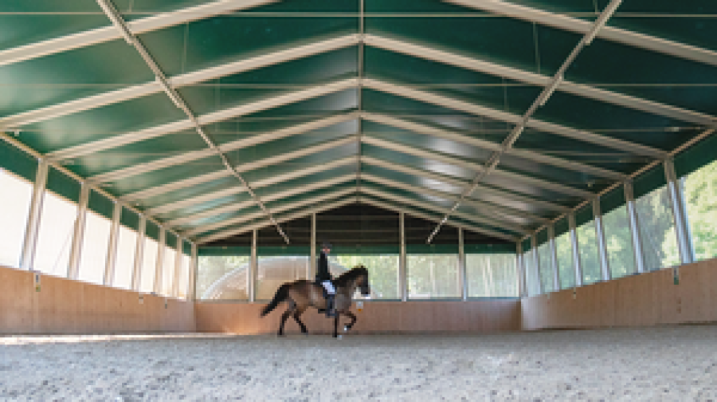 Roundpen Uberdacht Zelt