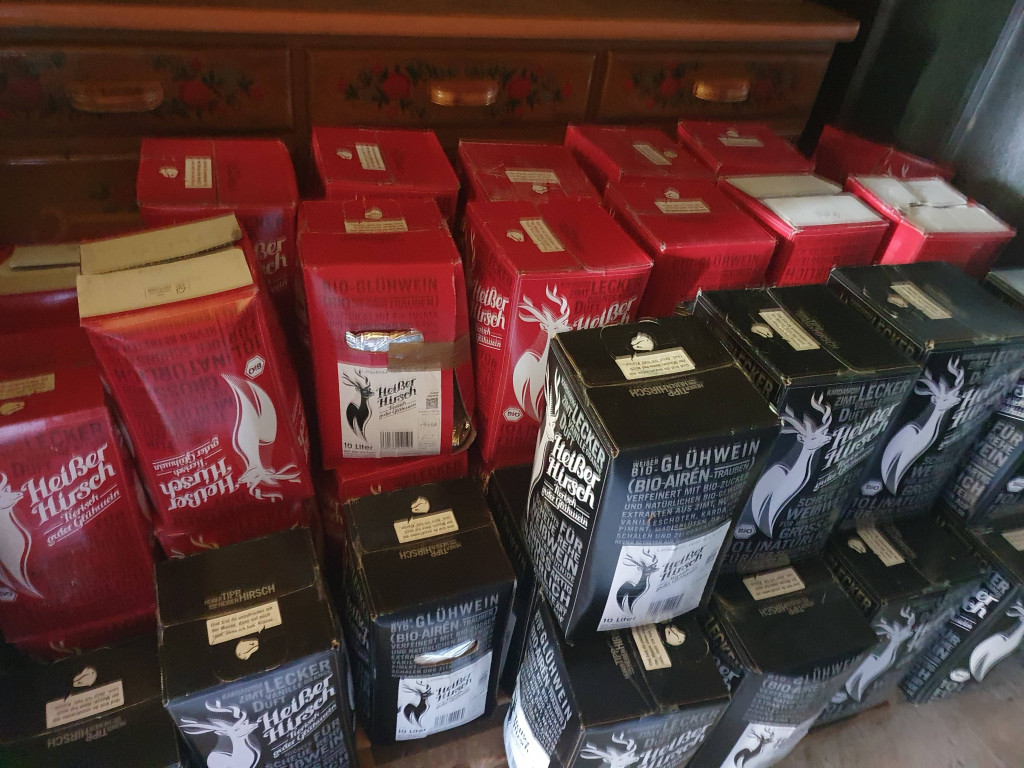 Heißer Hirsch Bio Glühwein rot, weiß und Kinderpunsch 10L Box