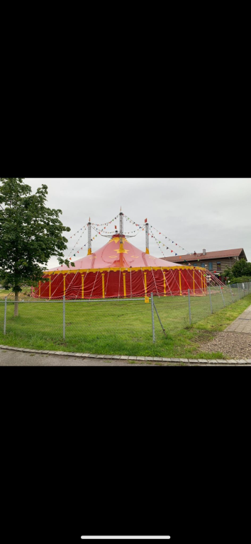 4 Masten Circus Zelt 30 m