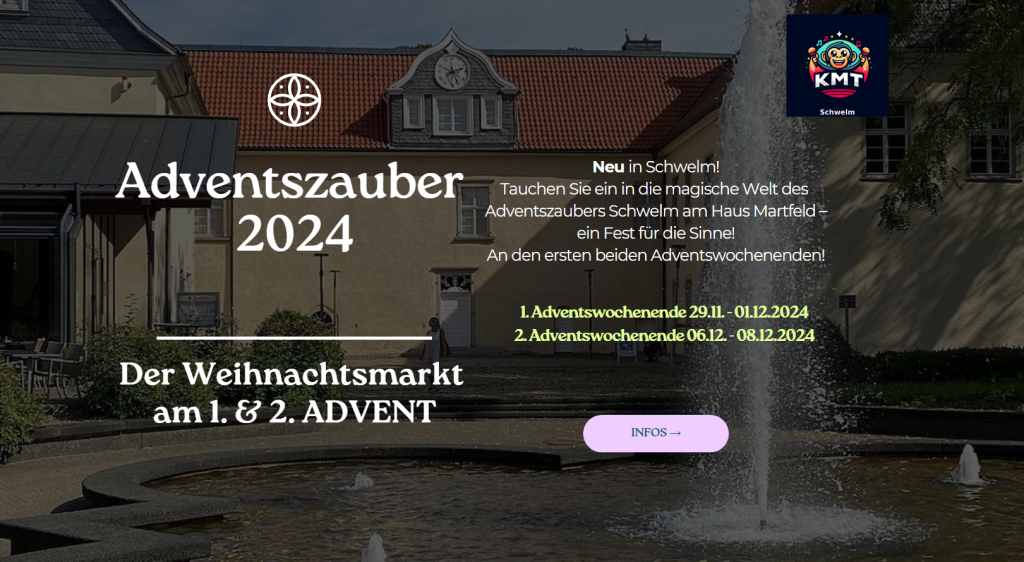 Weihnachtsmarkt Adventszauber 2024 in Schwelm